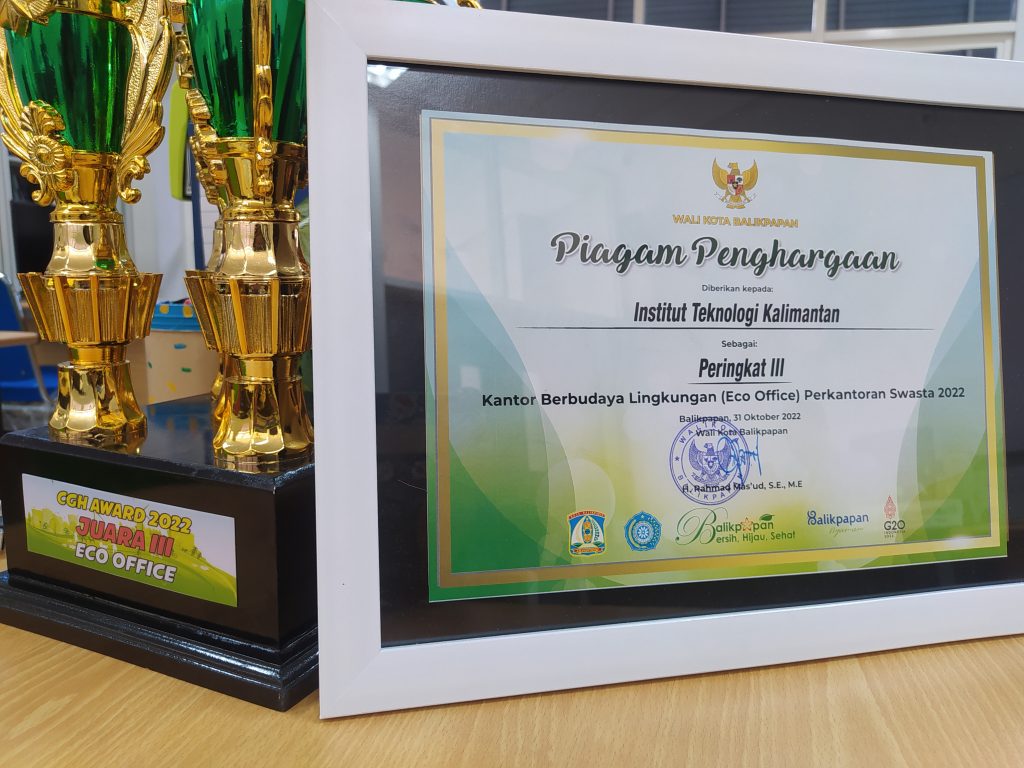Selamat ITK Berhasil Meraih Juara 3 Kantor Berbudaya Lingkungan (Eco ...